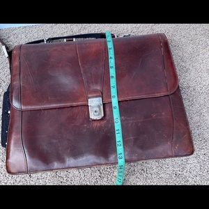 Bosca | Bags | Bosca Leather Professional Business Briefcase Bag | Poshmark